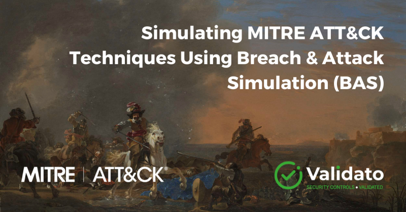 Simulating Mitre Attandck Techniques Using Breach And Attack Simulation